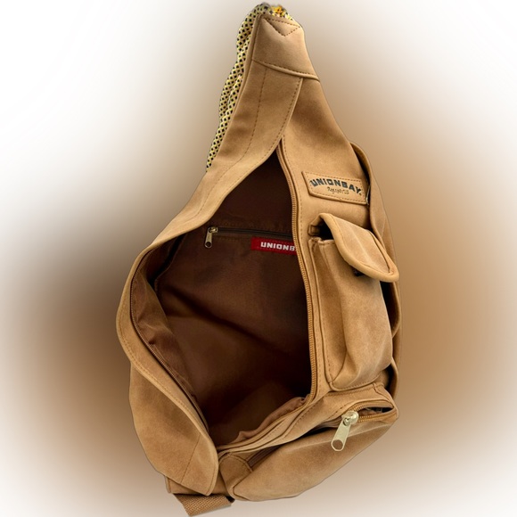 UNIONBAY | Bags | Unionbay Vegan Leather Rope Sling Shoulder Backpack ...